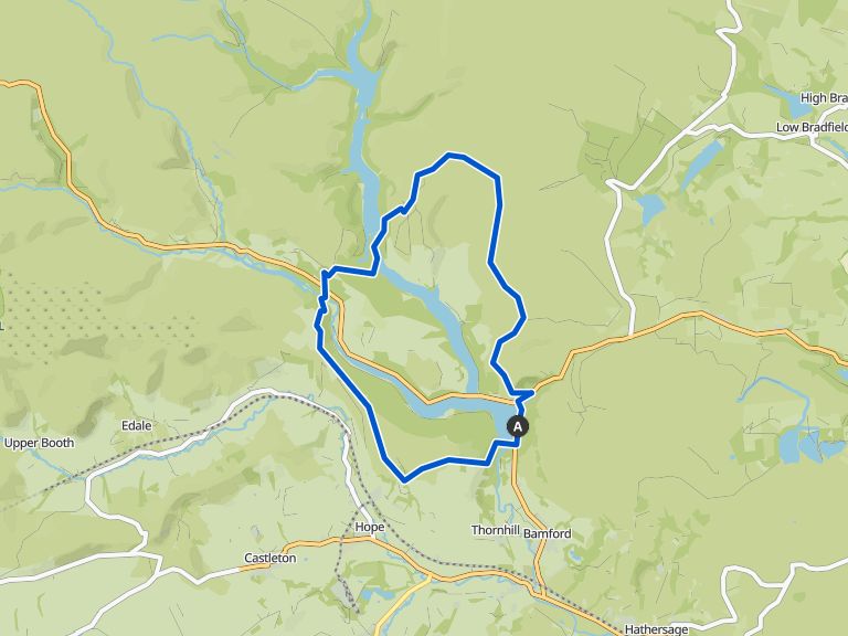 Ladybower Reservoir loop — Peak District National Park | hike | Komoot